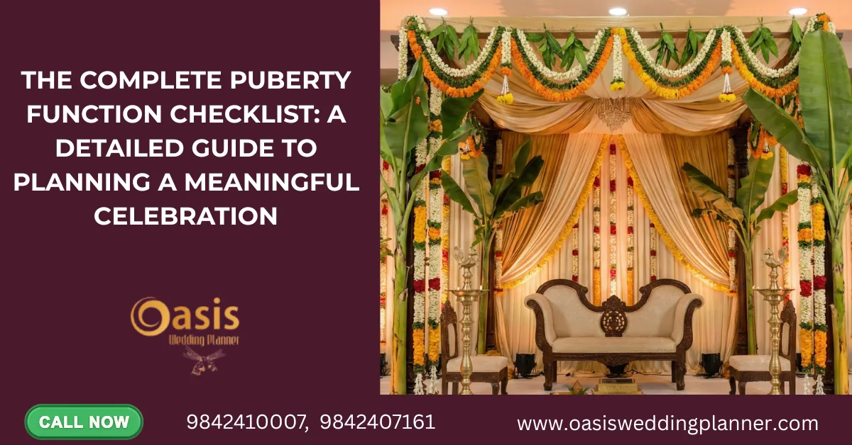 Puberty Function Checklist for a Meaningful Celebration